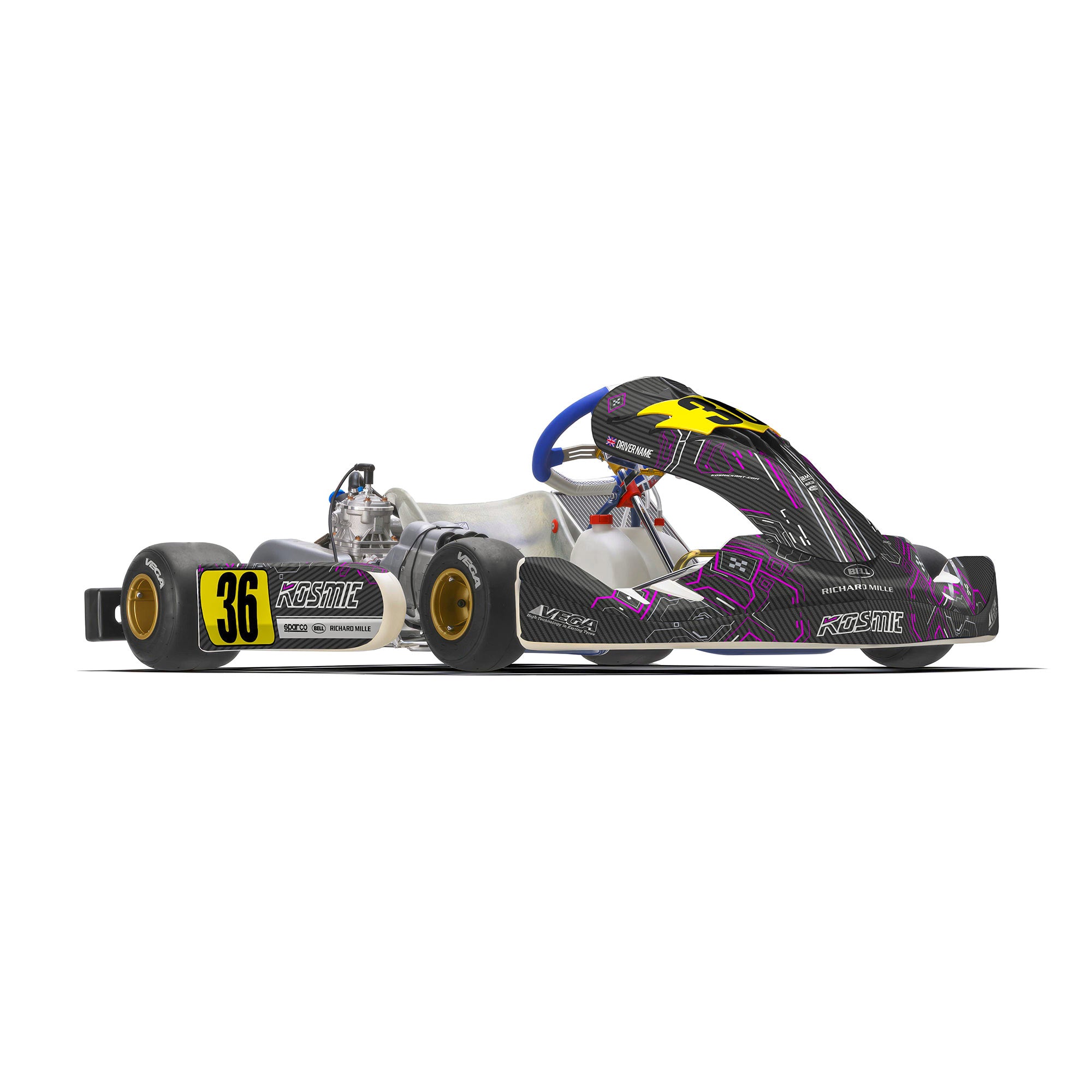 Kosmic Kart Graphics Kit "Raw" – LIVING MOTOR CO.