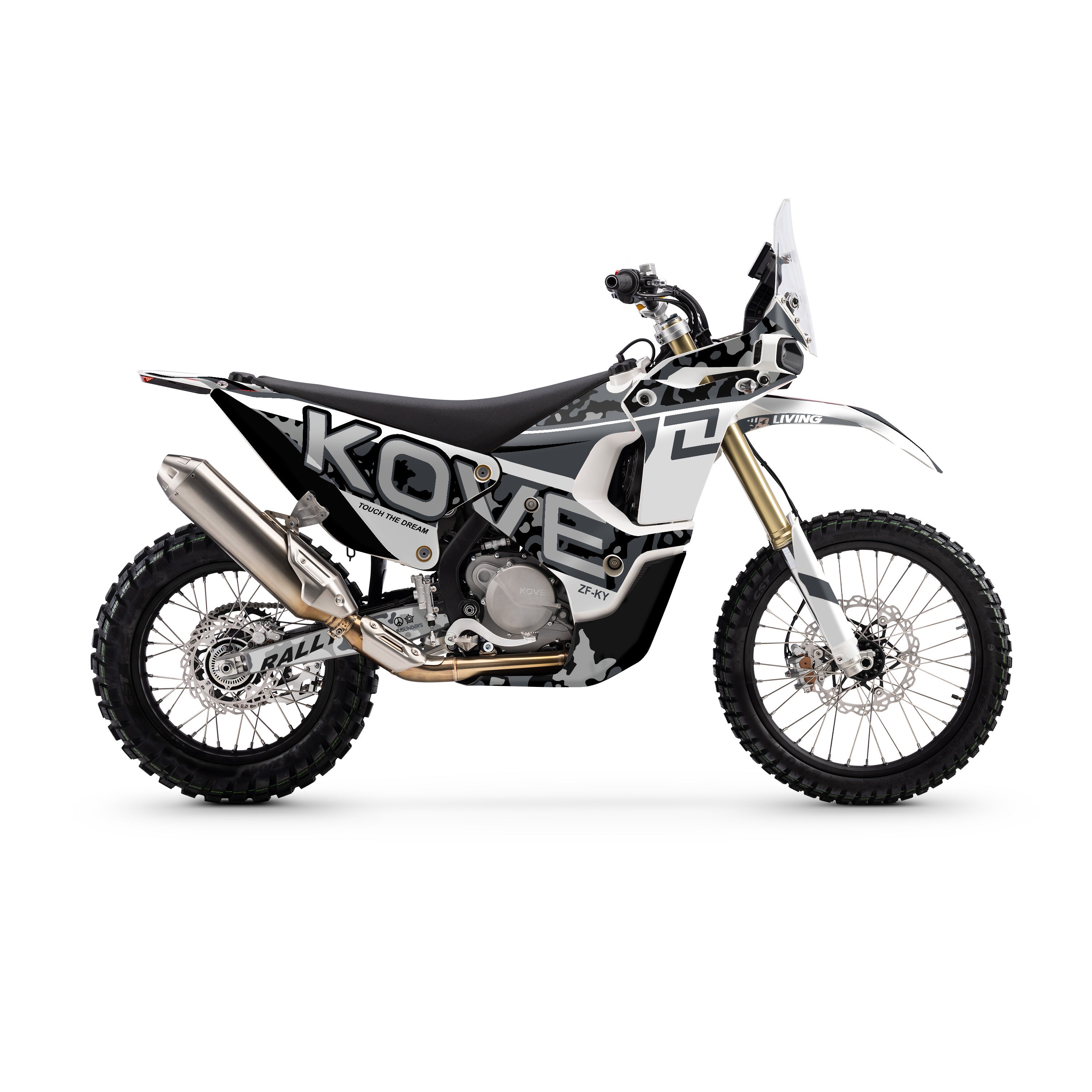 Kove 450 Rally Graphics Kit "Bryant" – LIVING THIS BIKELIFE
