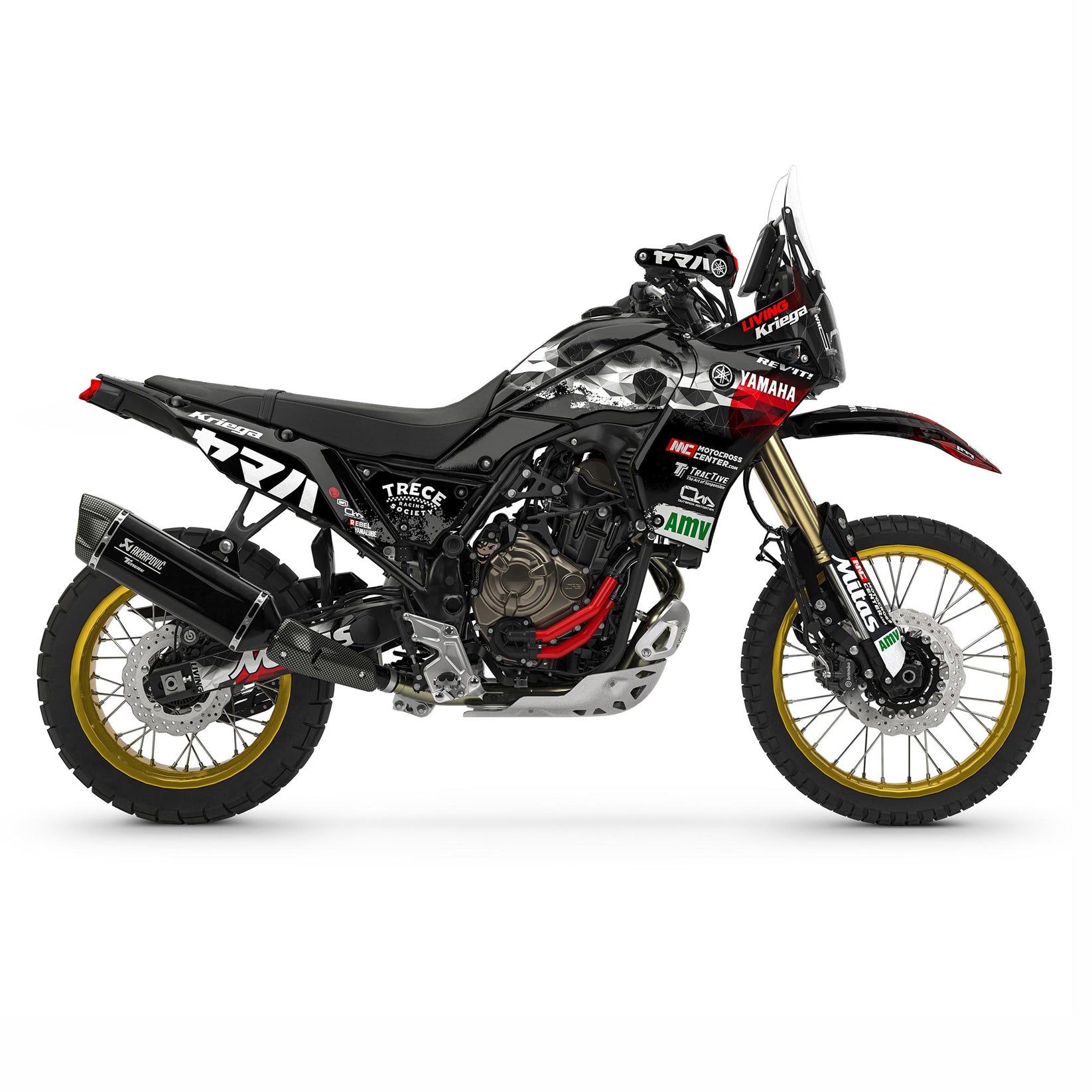 Yamaha Tenere 700 Graphics Kit "Pol Tarres Japan" – LIVING THIS BIKELIFE