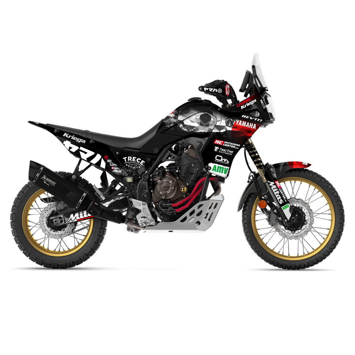 Yamaha Tenere 700 Full Graphics Kits – LIVING THIS BIKELIFE