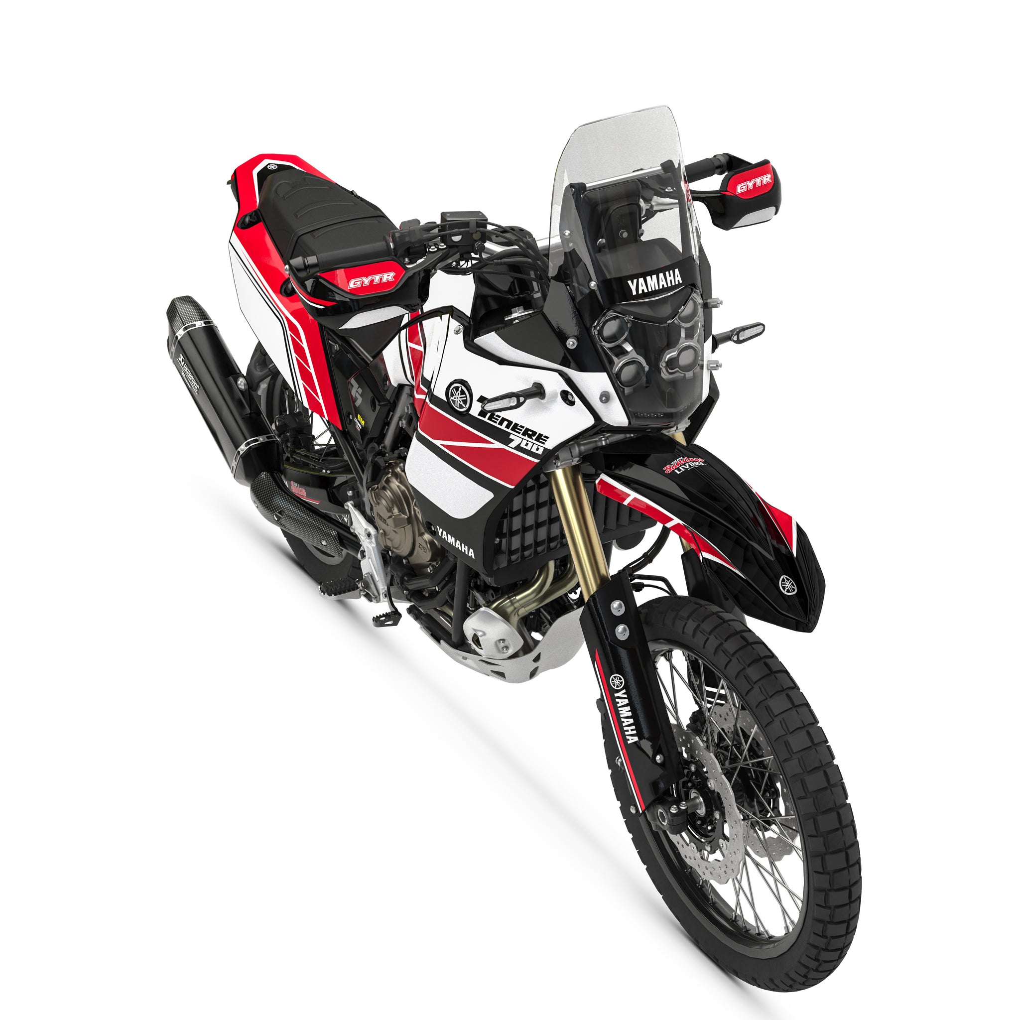 Yamaha Tenere 700 Graphics Kit "Red Classic" – LIVING THIS BIKELIFE