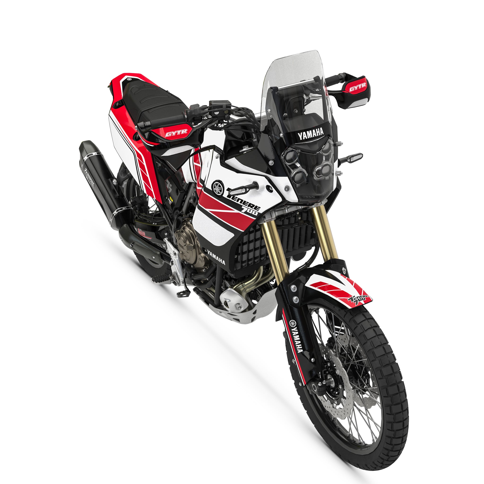 Yamaha Tenere 700 Graphics Kit "Red Classic" – LIVING THIS BIKELIFE