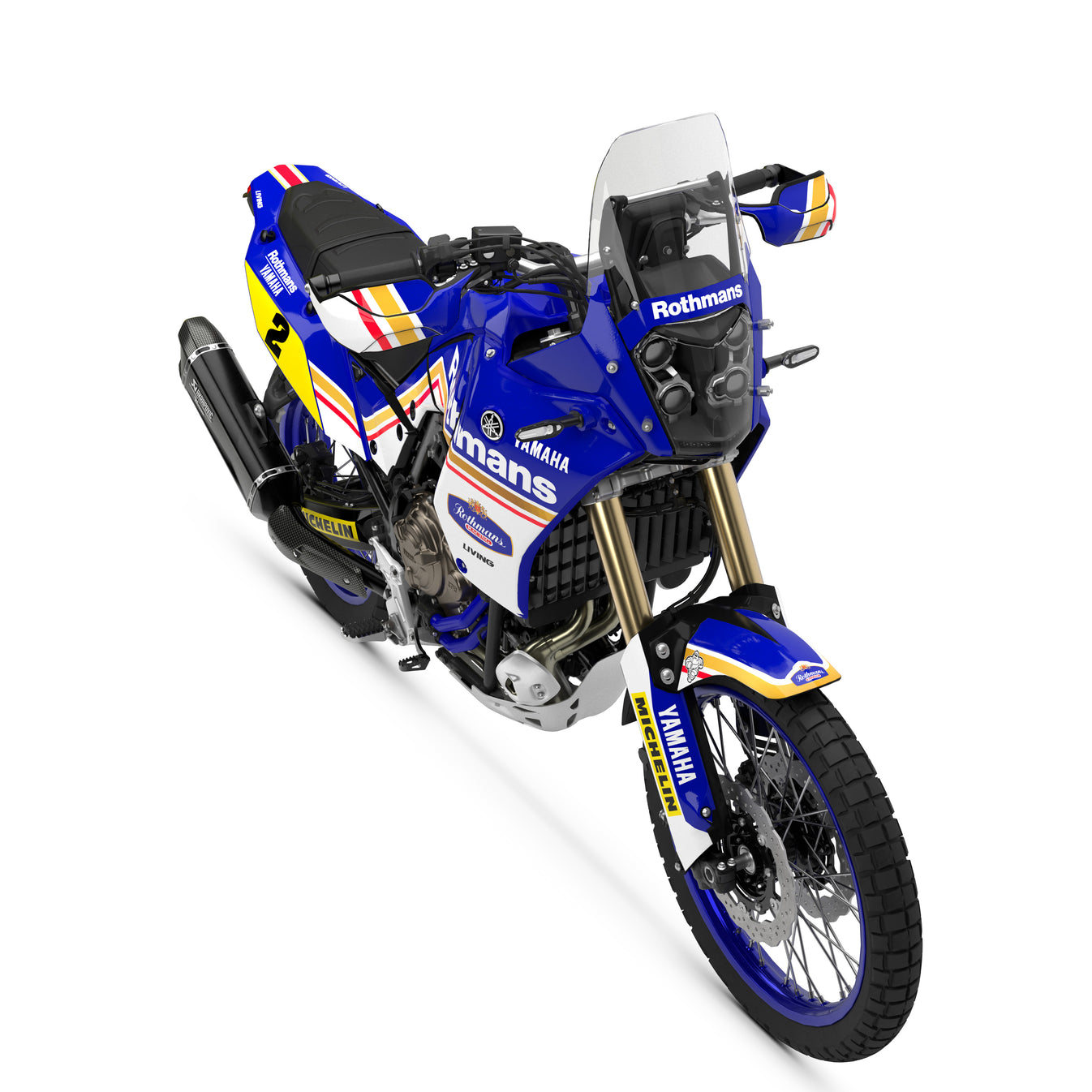 Yamaha Tenere 700 Graphics Kit "Rothmans" – LIVING MOTOR CO.