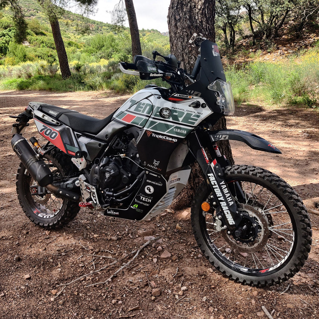 Yamaha Tenere 700 Graphics Kit "World Raid" – LIVING THIS BIKELIFE